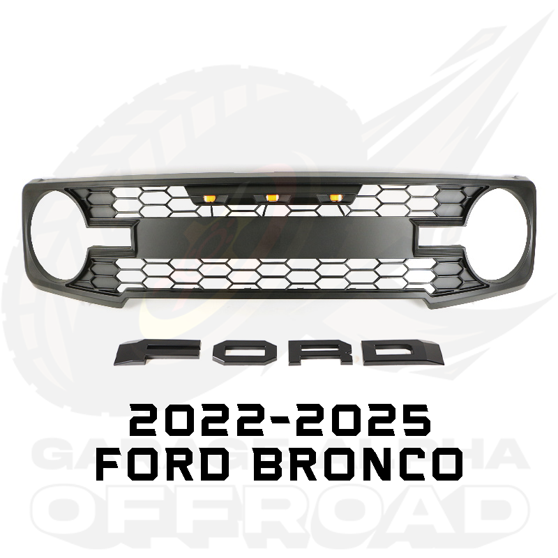 2022-2025 Ford Bronco Raptor Style Grille – Garage Alpha OffRoad