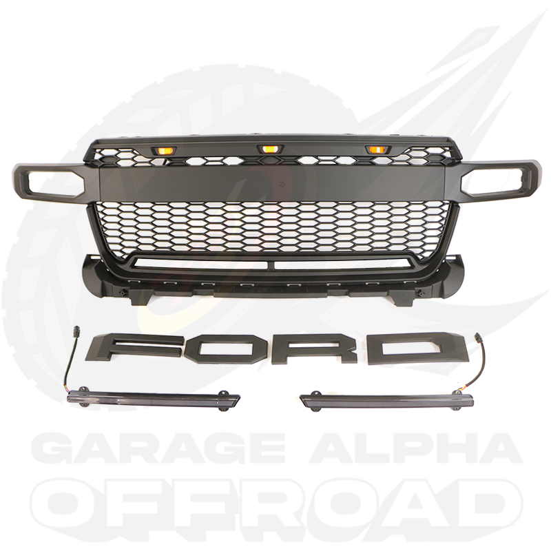 2022-2024 Ford Maverick Raptor Style Grille – Garage Alpha OffRoad