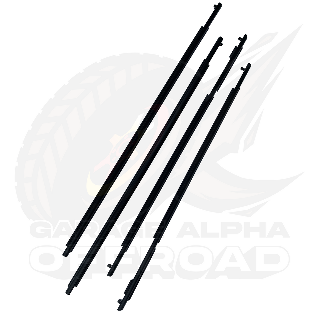 2010-2023 Lexus GX460 Black Window Trim – Garage Alpha OffRoad
