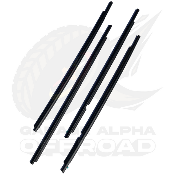 2003-2009 Lexus GX470 Black Window Trim – Garage Alpha OffRoad